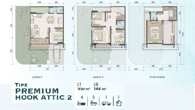 Cluster Leonora Gading Serpong, Rumah 2 Lantai Dengan Attic Dari ...