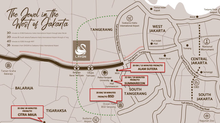 Daisan Swan City, Rumah Mewah Bergaya Jepang Dengan Akses Tol Langsung ...